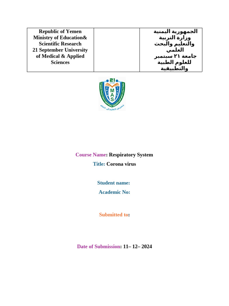 MERS-CoV Overview and Management | PDF | Health Sciences | Virology