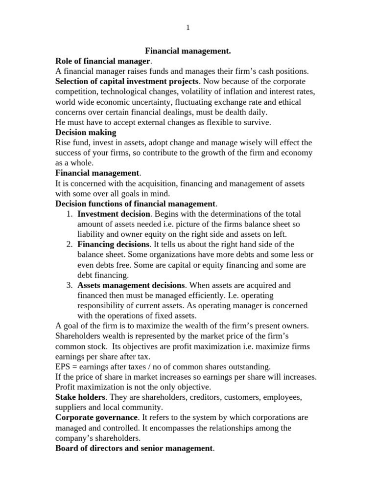 Financial Management When Horn | PDF | Stocks | Securities (Finance)