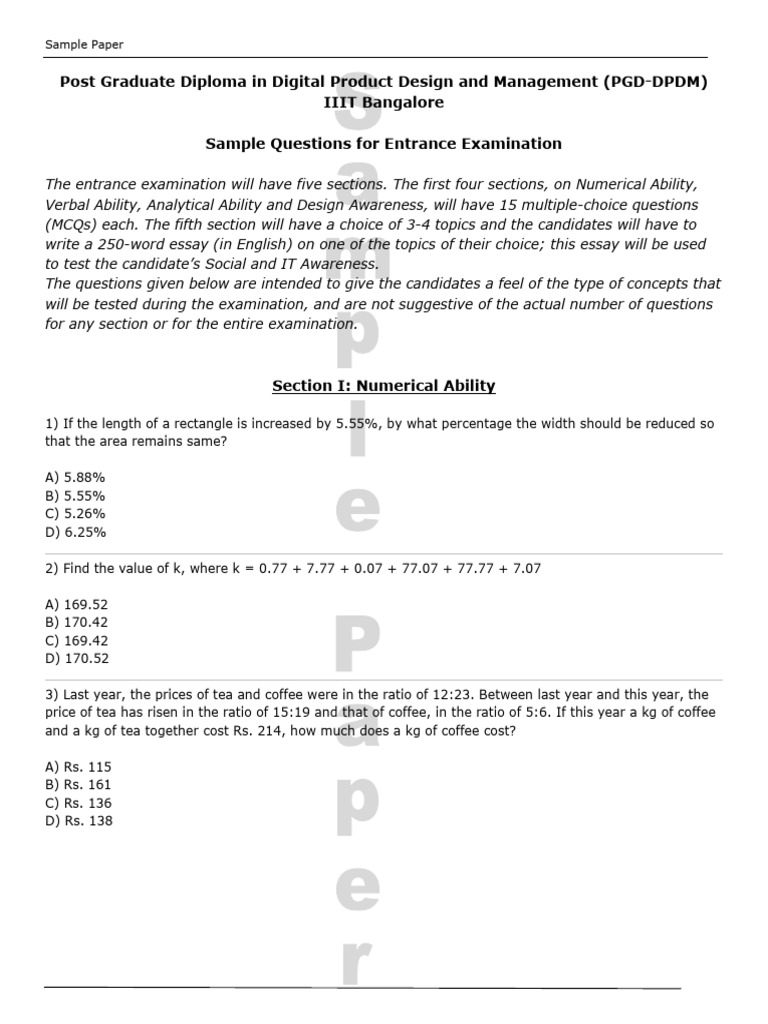 PGD-DPDM - Sample Questions | PDF | Treason | Multiple Choice