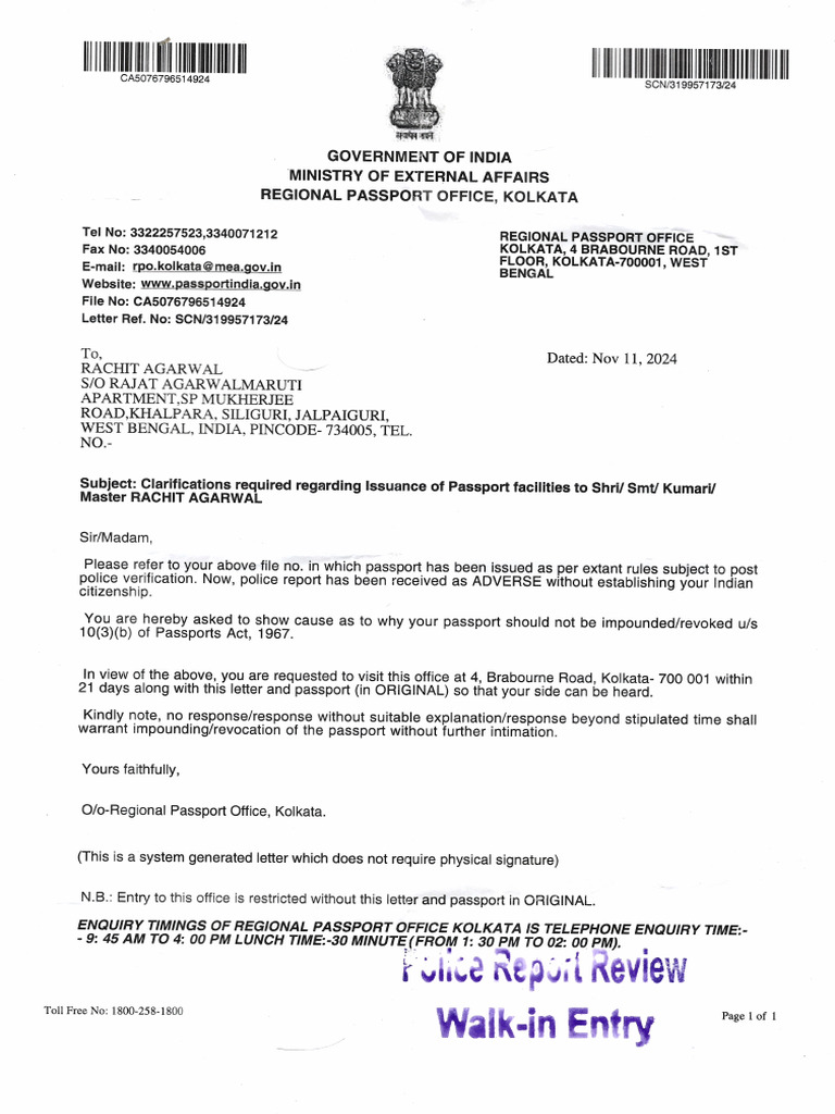Passport Document | PDF