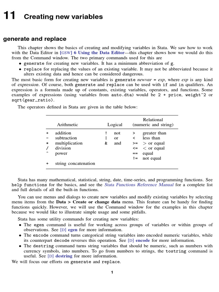 GSW 11 | PDF | String (Computer Science) | Variable (Mathematics)