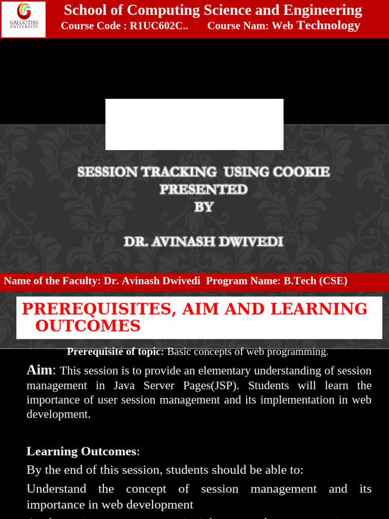 Micro Teaching_JSP | PDF | Http Cookie | World Wide Web