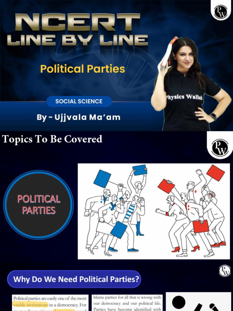 Political Science - Political Parties: Class Notes - NCERT Line by Line ...