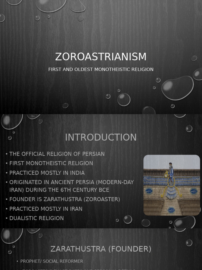 zoroastrianism [Autosaved] | PDF | Zoroastrianism | Religious Belief ...
