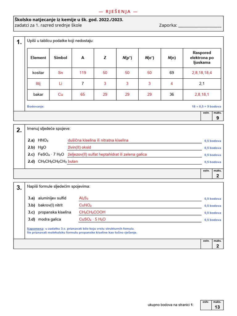 2 - Rješenja - Zadatci 1 I 18 | PDF