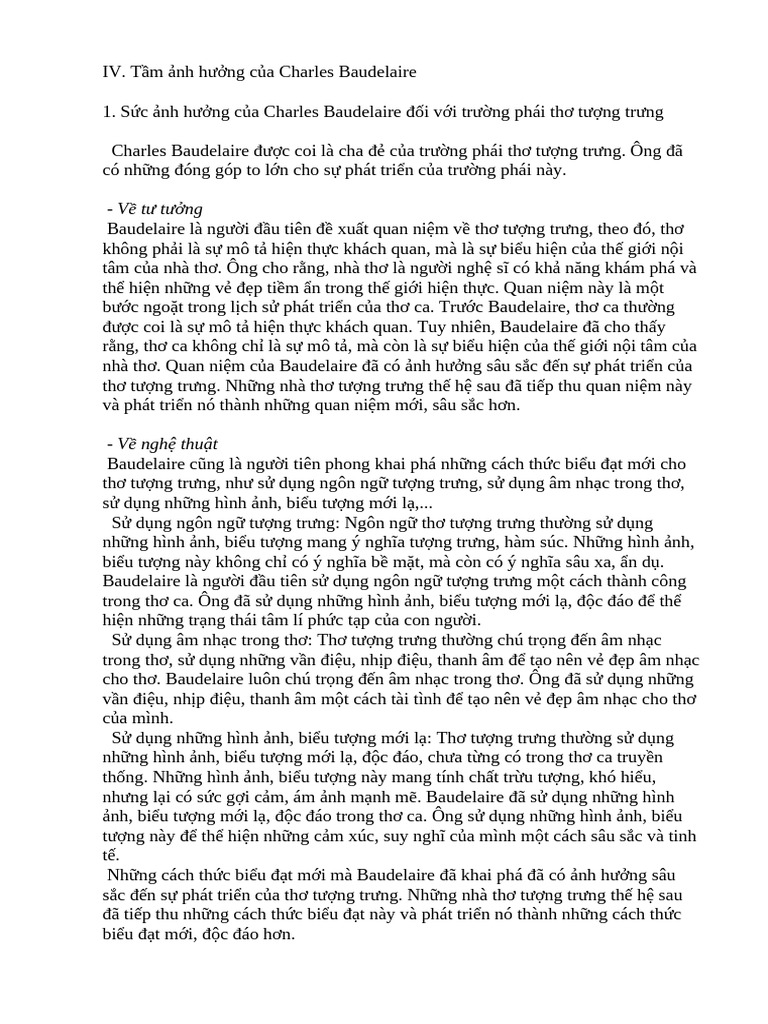 Charles Baudelaire | PDF