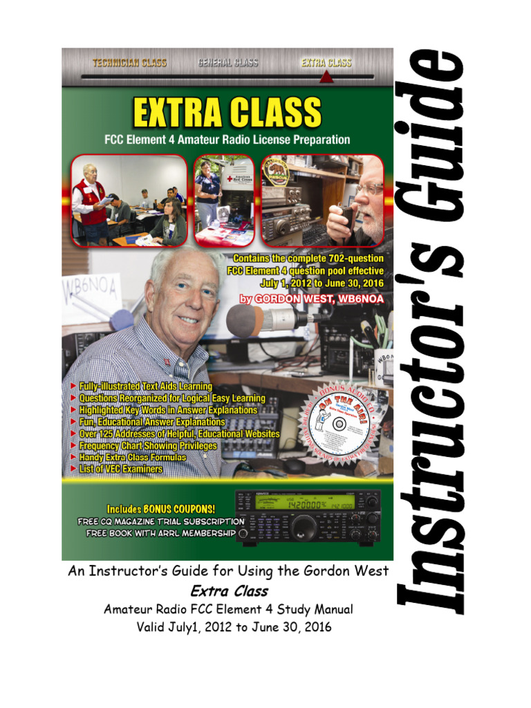 Extra Class Instructor Guide | PDF | Amateur Radio | Amplifier