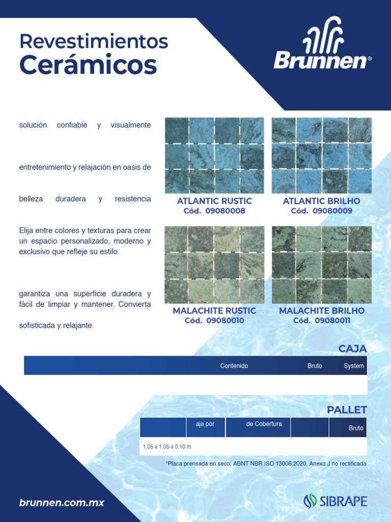Revestimientos Cerámicos para Piscinas | PDF