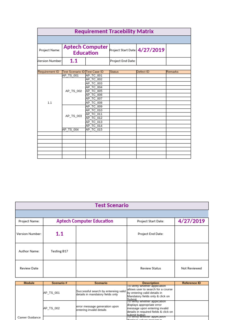 aptech RTM | PDF | Application Software | Databases
