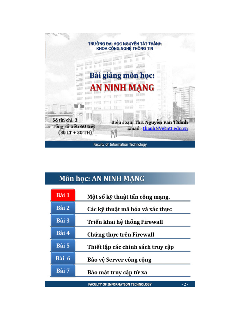ANM-1-Mot So Ky Thuat Tan Cong Mang | PDF