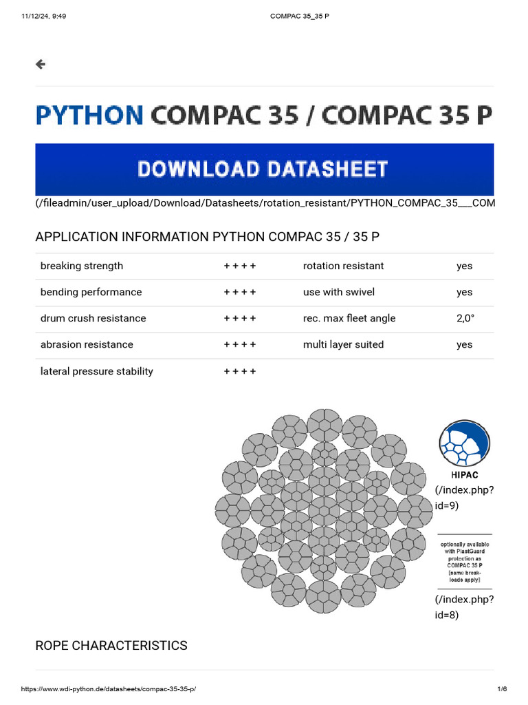 COMPAC 35 - 35 P 100mm 945 Es 963t | PDF | Crane (Machine) | Manufactured Goods