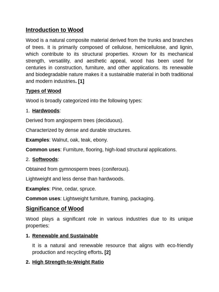 Document Wood | PDF | Wood | Composite Material