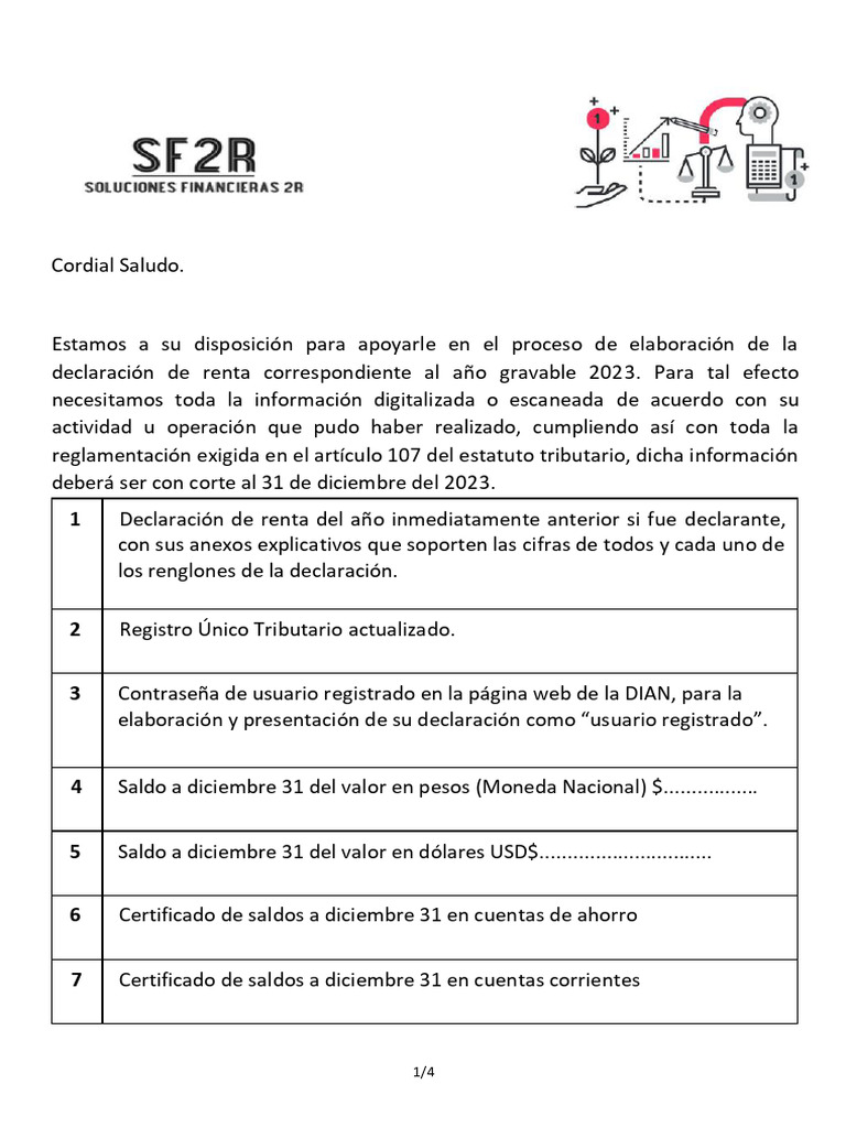 Check List 2023 | PDF | Economias