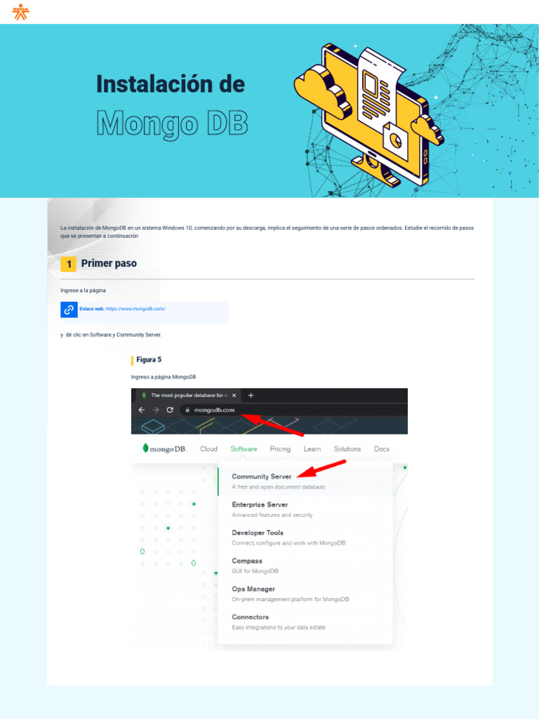 Instalacion MongoDB | PDF | Mongo Db | Windows 10