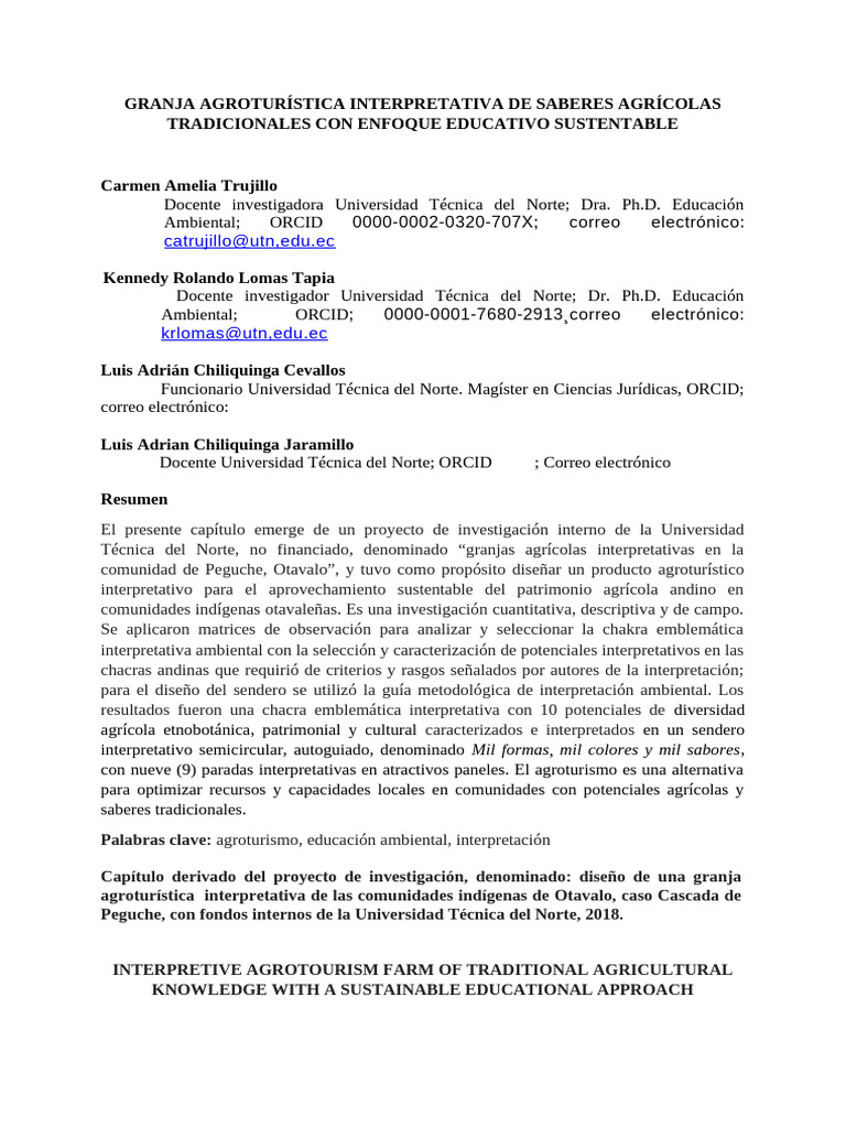 Granja Corregido | PDF | Agricultura | Turismo