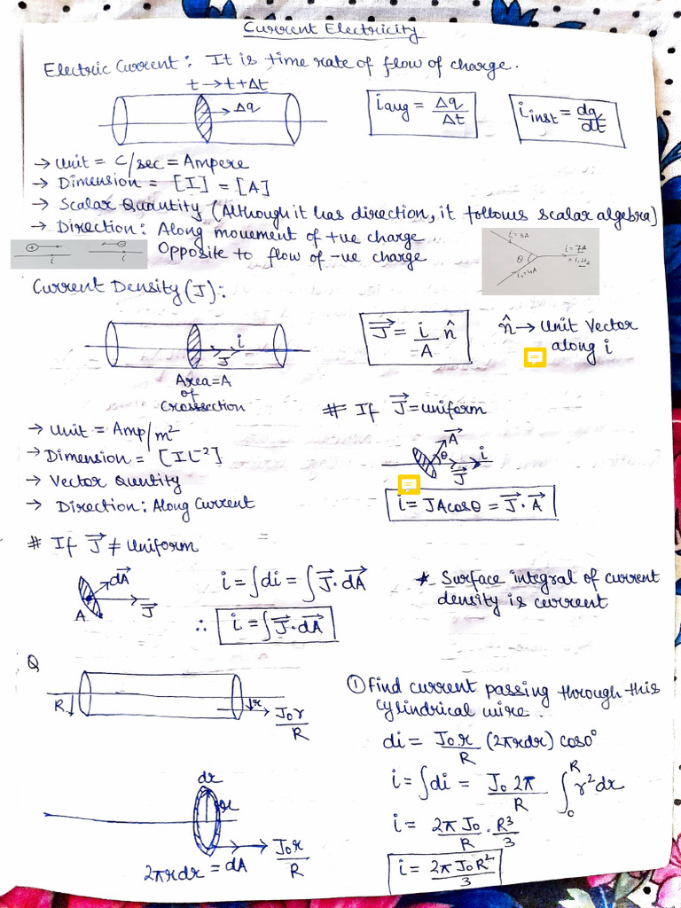 1. Current Electricity | PDF