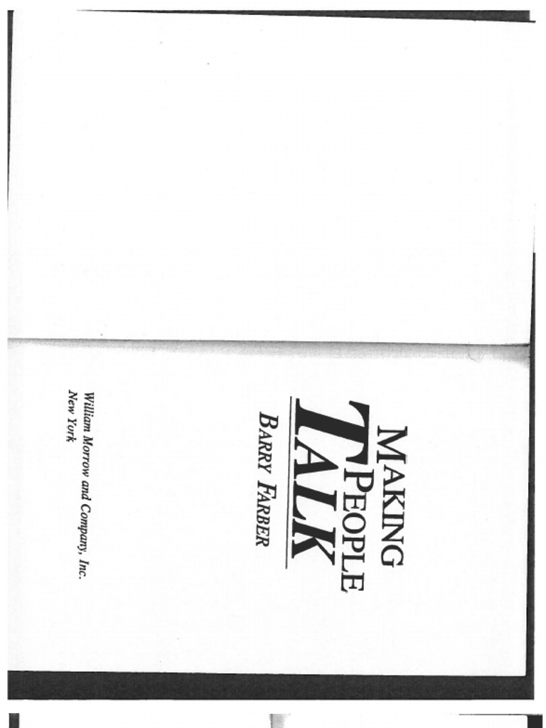 Making People Talk - Complete | PDF