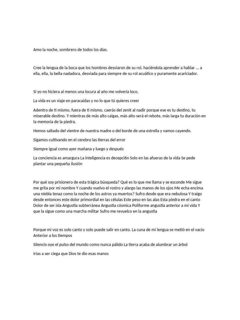 Versos Altazor | PDF