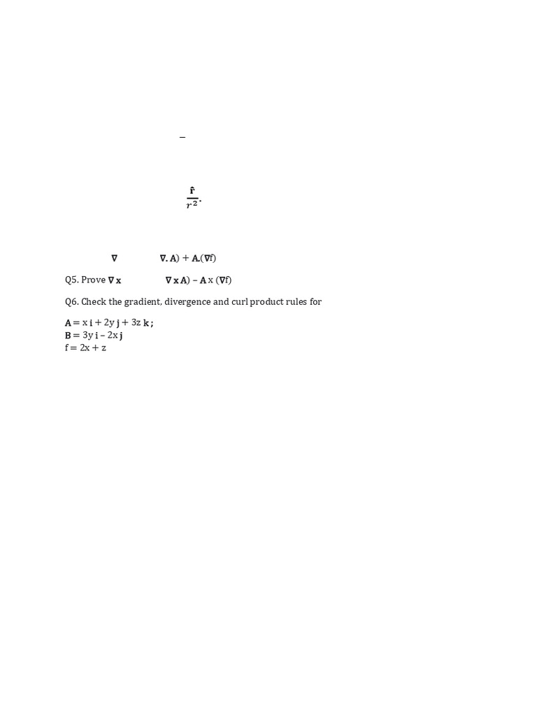 Btech Physics 101: Vector Algebra Problems | PDF