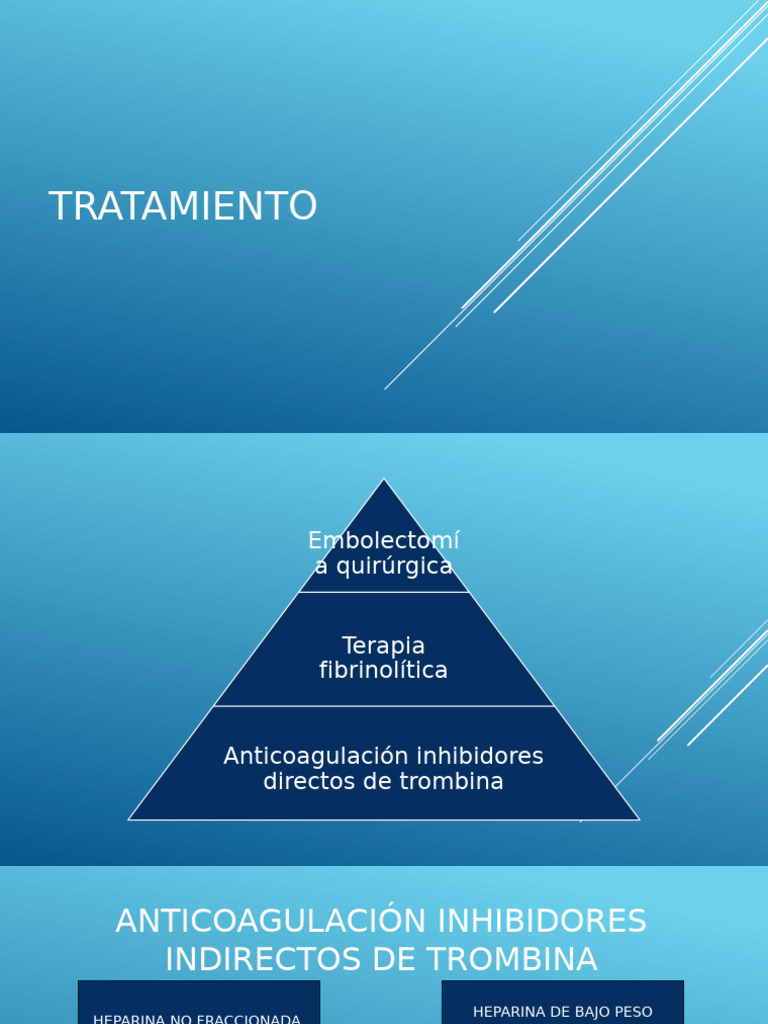 Tratamiento Tep | PDF | Medicina CLINICA | Drogas