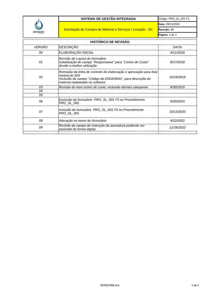 Solicitação de Compra de Material SC | PDF | Informática