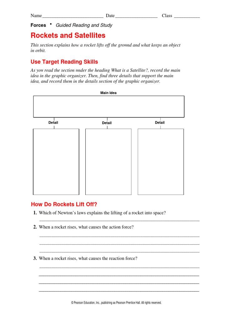 Overview of Rockets and Satellites notes | PDF | Force | Rocket