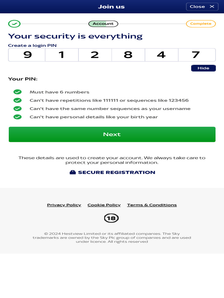 Register Step 1 | PDF