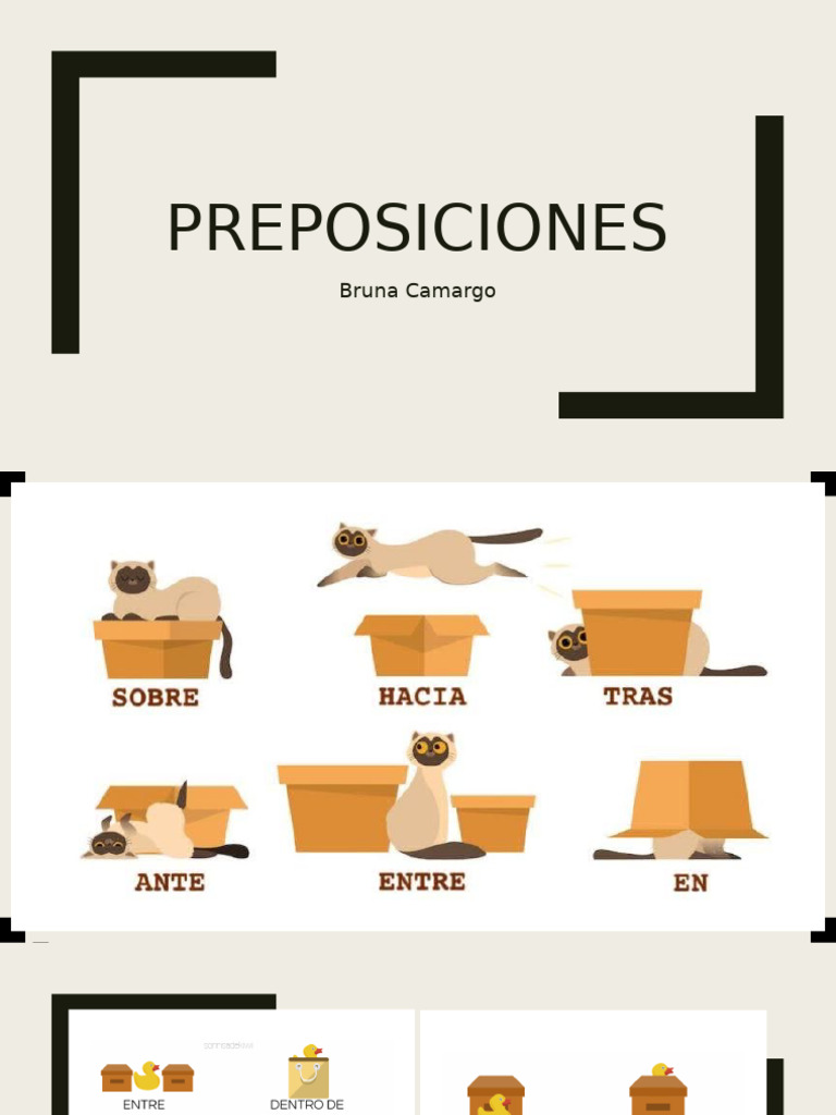Preposiciones | PDF