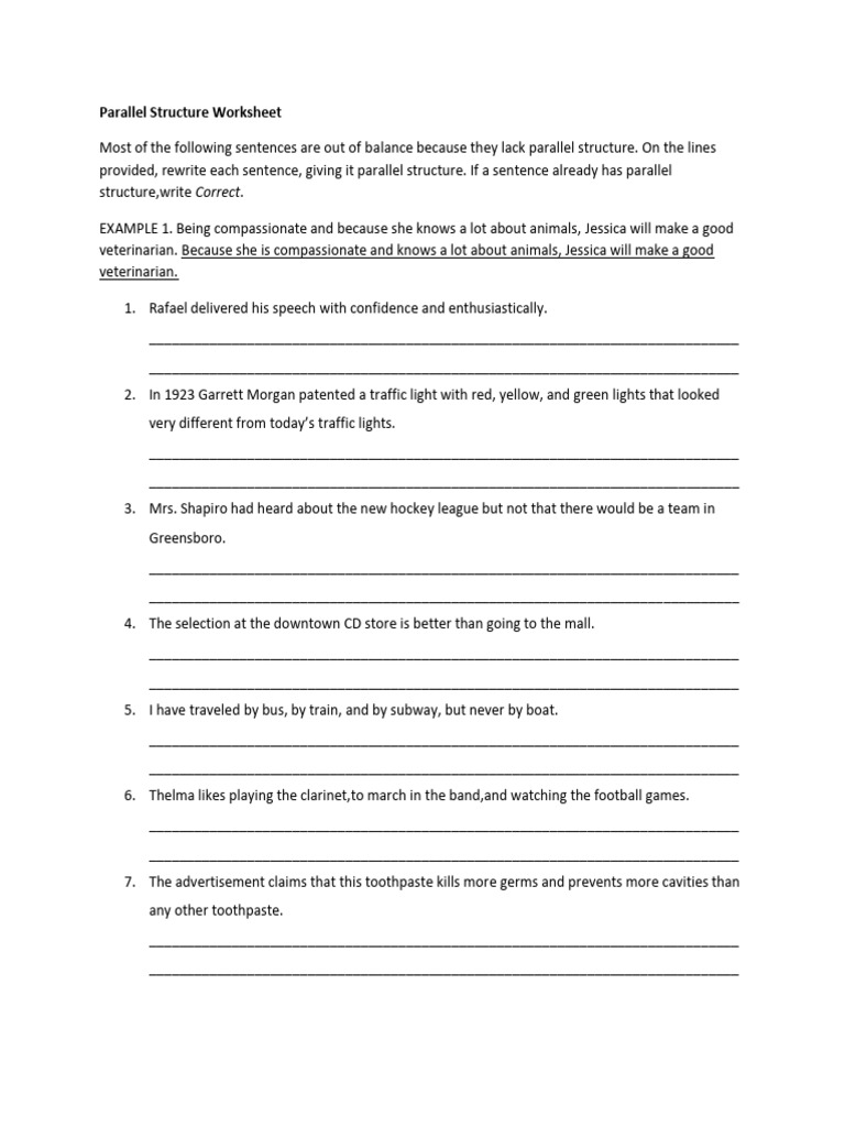 Parallel Structure | PDF