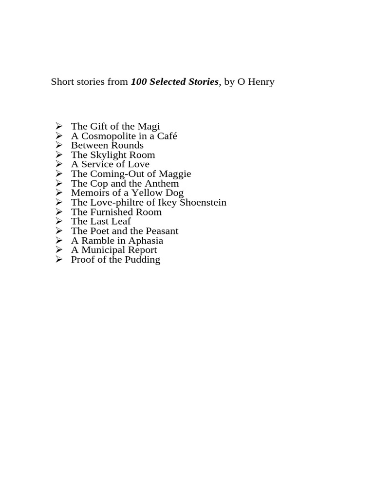 100 Stories-1 | PDF