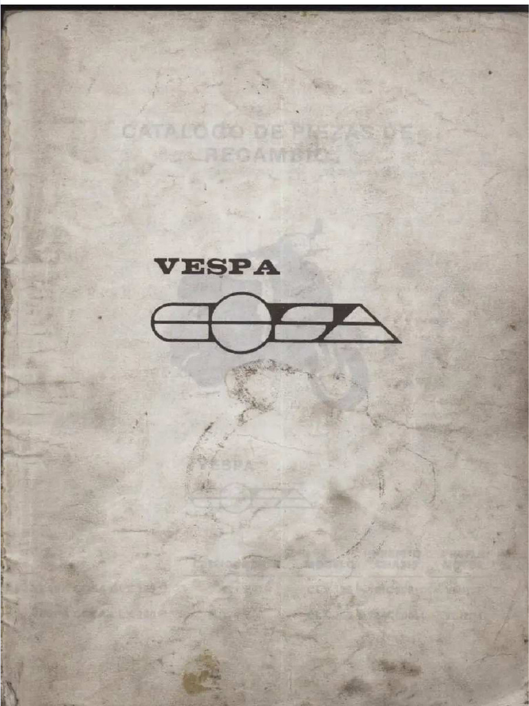Manual Despiece Vespa Cosa | PDF