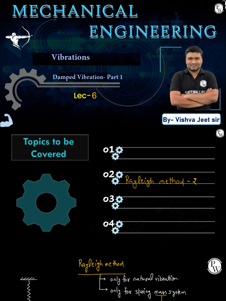 Vibrations 06 Class Notes | PDF