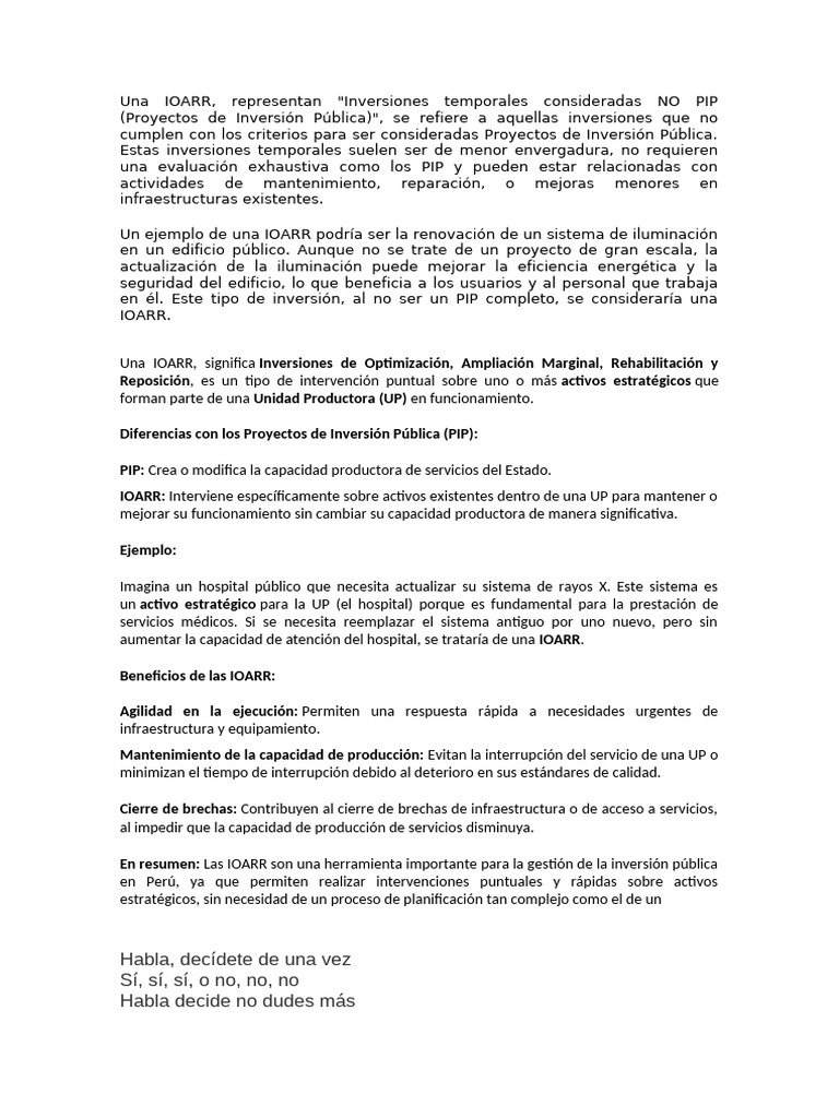 Una IOARR | PDF | Hospital | Evaluación