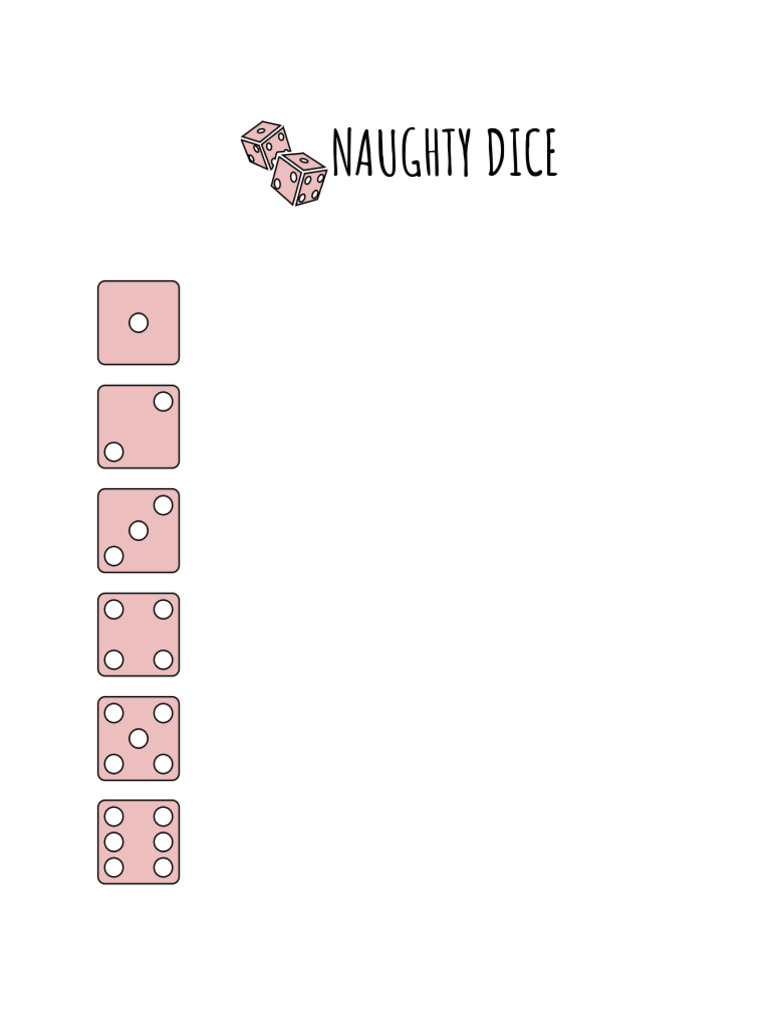 Dice Template | PDF