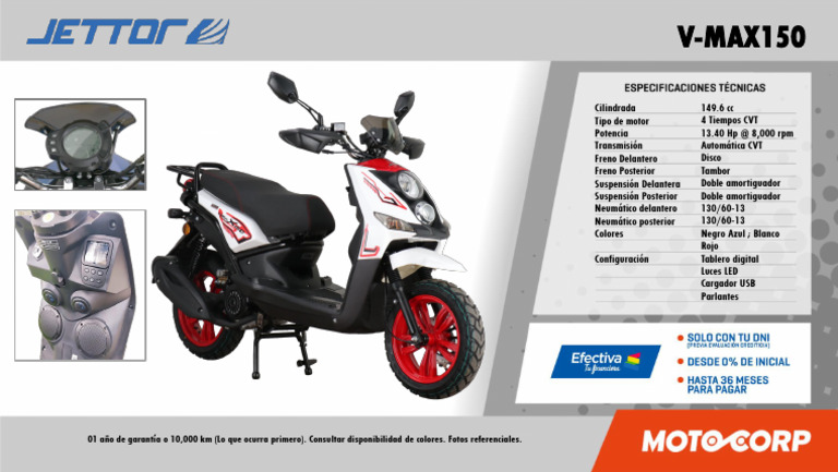 Jettor VMax150 | PDF | Vehículo de motor | Carros deportivos