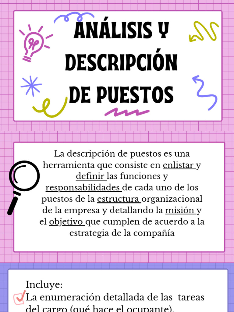 Material de Apoyo Semana 4 Análisis y Descripción de Puestos - Compressed | PDF | Sindicato ...