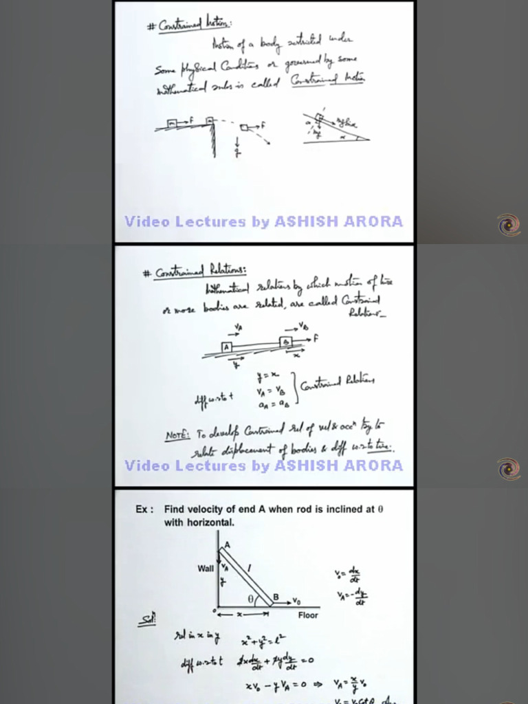 1.Constraint Motion | PDF