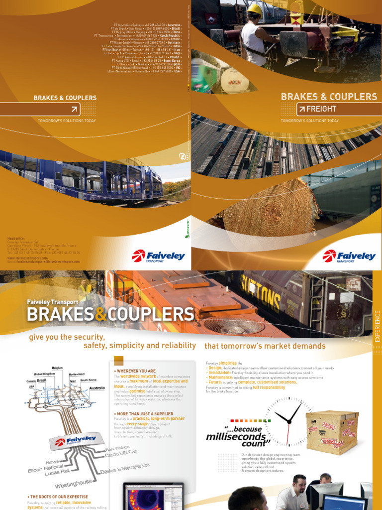 Faiveley Transport: Innovative Rail Solutions | PDF | Rail Freight ...