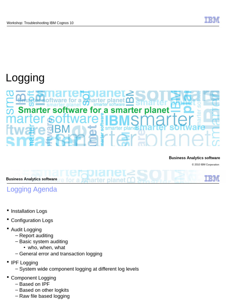 Logging - Introduction | PDF