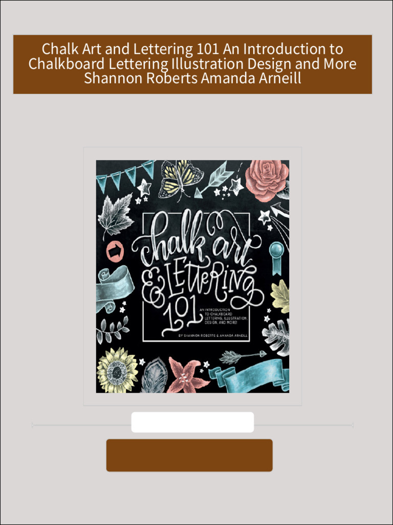 Chalk Art and Lettering 101 An Introduction To Chalkboard Lettering ...