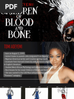 Children of Blood and Bone by Tomi Adeyemi Novel Study Note | PDF