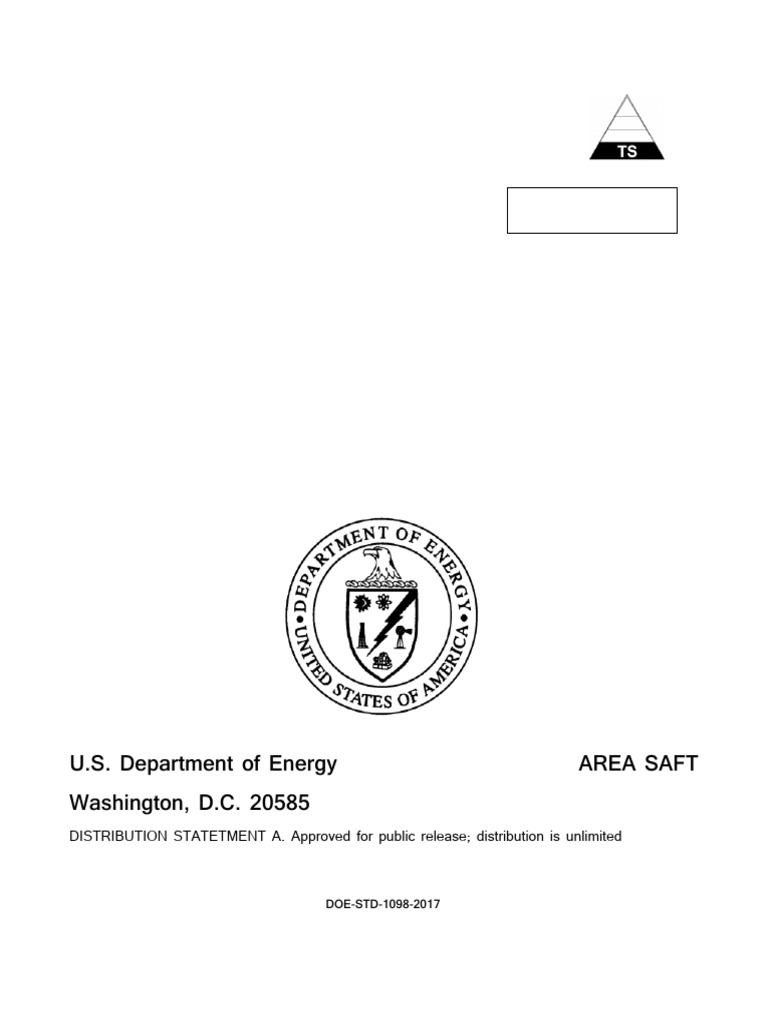 DOE STD 1098 2017 Rad Control | PDF | Radioactive Contamination | Radiation