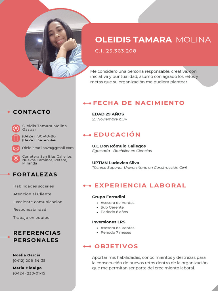 Currículum Vitae tamara | PDF