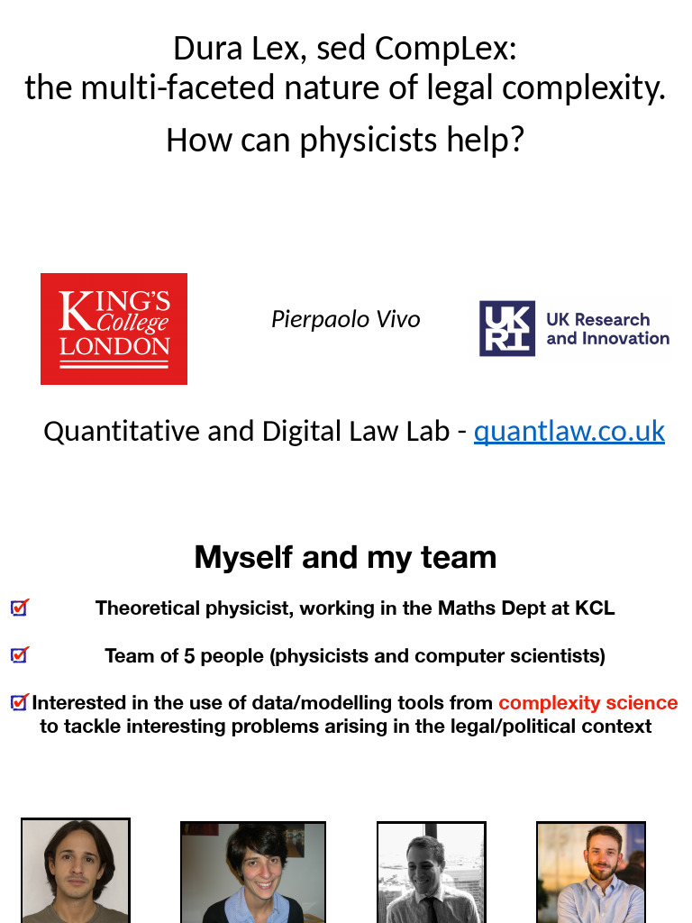 Presentation_LegalTechEssentials=Dura Lex, sed CompLex | PDF | Applied ...