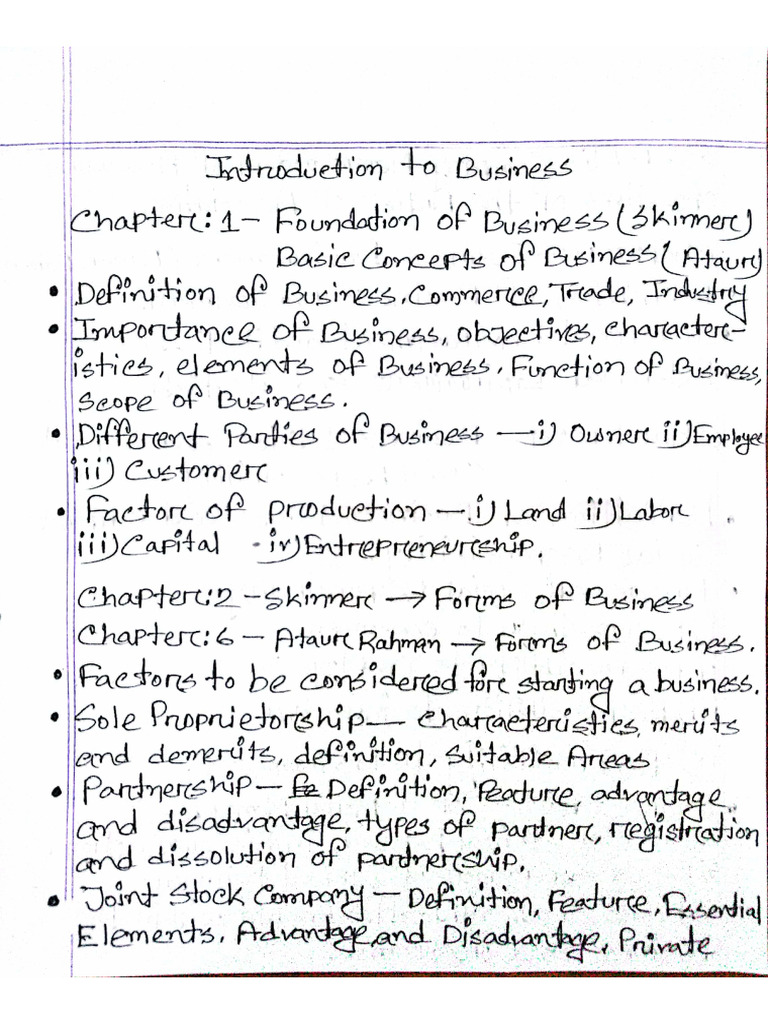 Introduction To Business | PDF