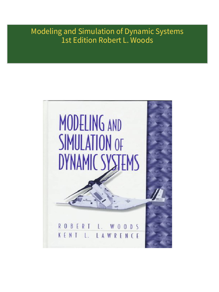 [FREE PDF sample] Modeling and Simulation of Dynamic Systems 1st ...