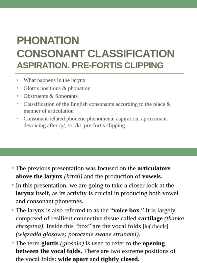 Consonant Classification 2 Pdf Consonant Phonetics