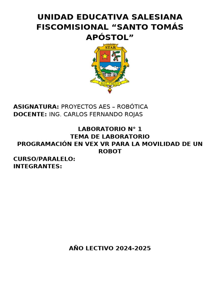 7ca7ceda_formato_informe_laboratorio_Robotica | PDF