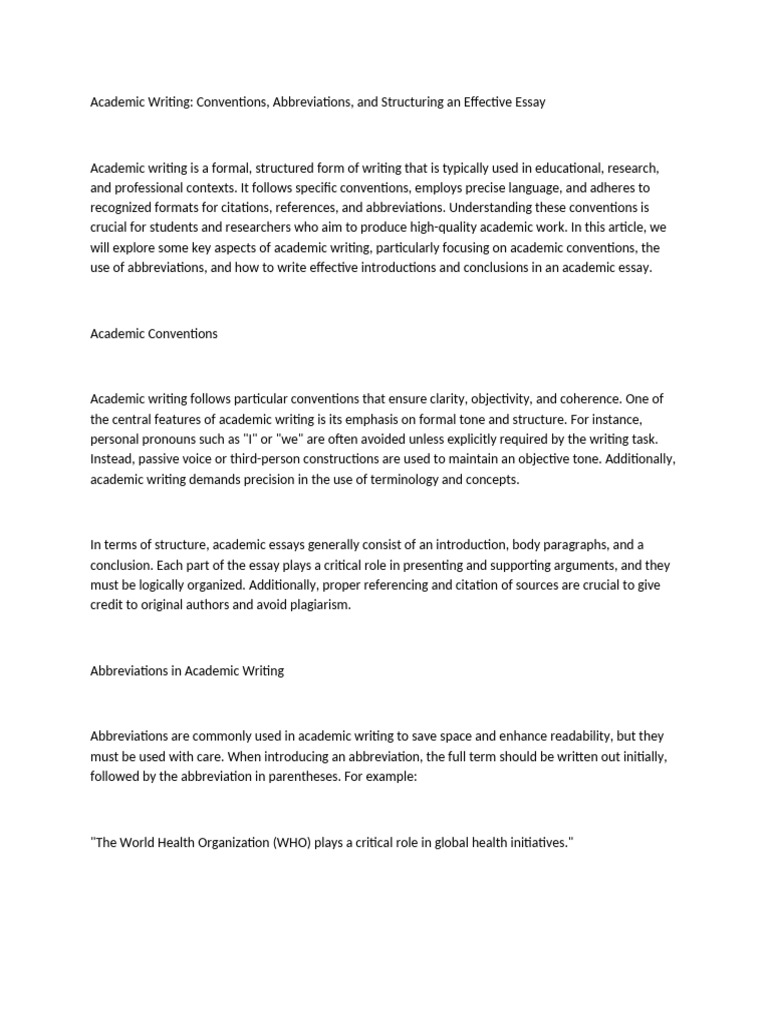 Academic Writin-WPS Office | PDF | Essays | Climate Change