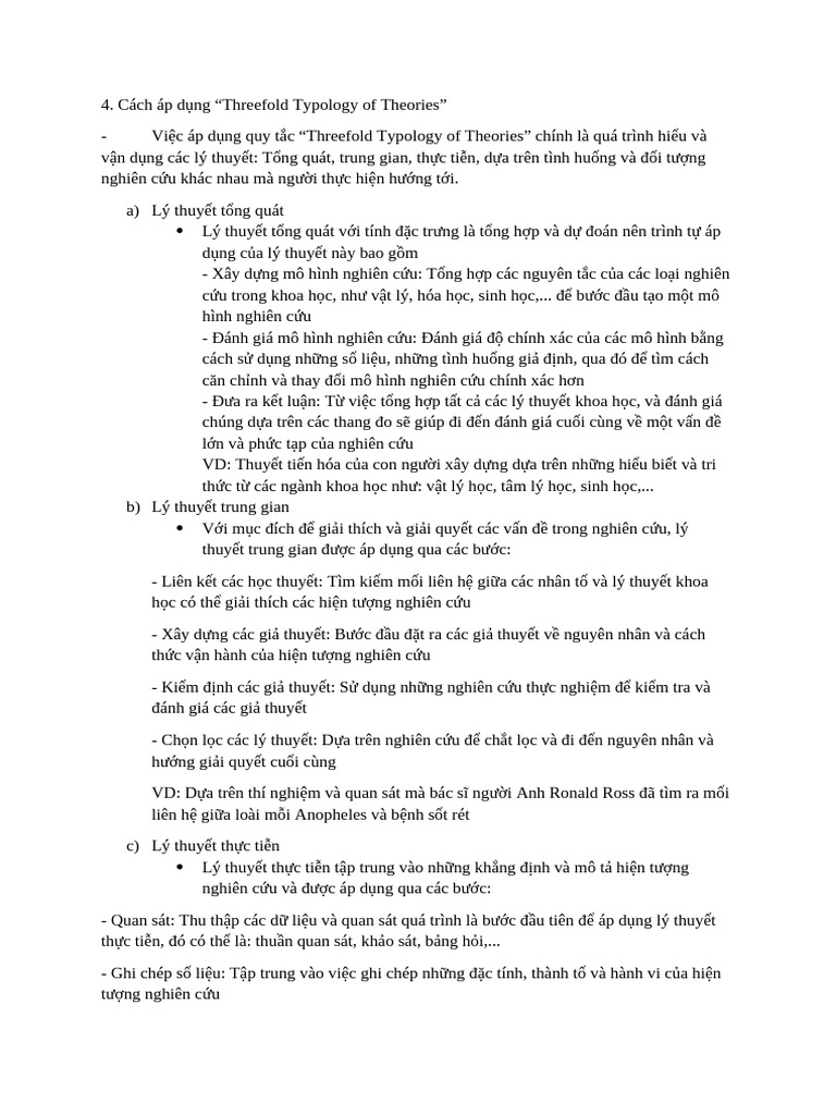 Cách Áp D NG - Threefold Typology of Theories | PDF